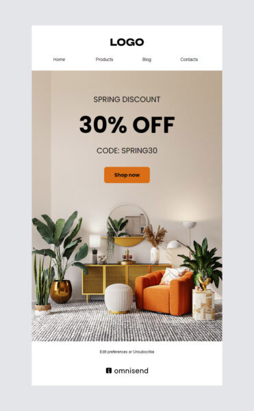 Free Email Newsletter Templates for Home & Decor