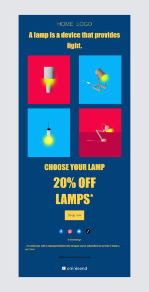 Free Email Newsletter Templates for Home & Decor