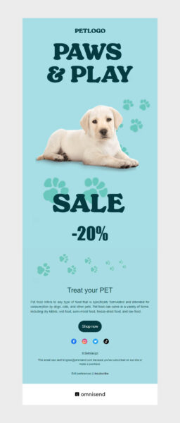 Free Pets Email Templates