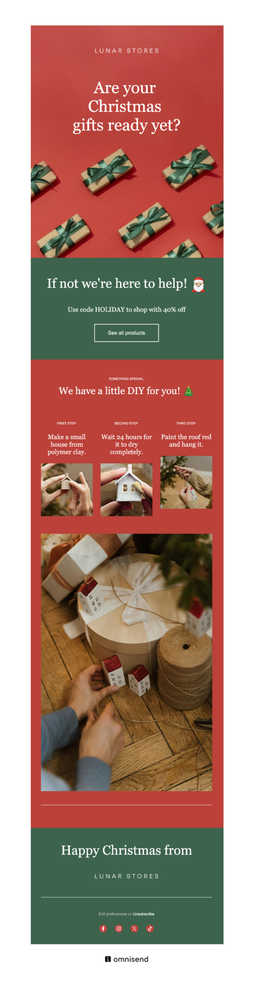 Free and Customizable Christmas Email Newsletter Templates