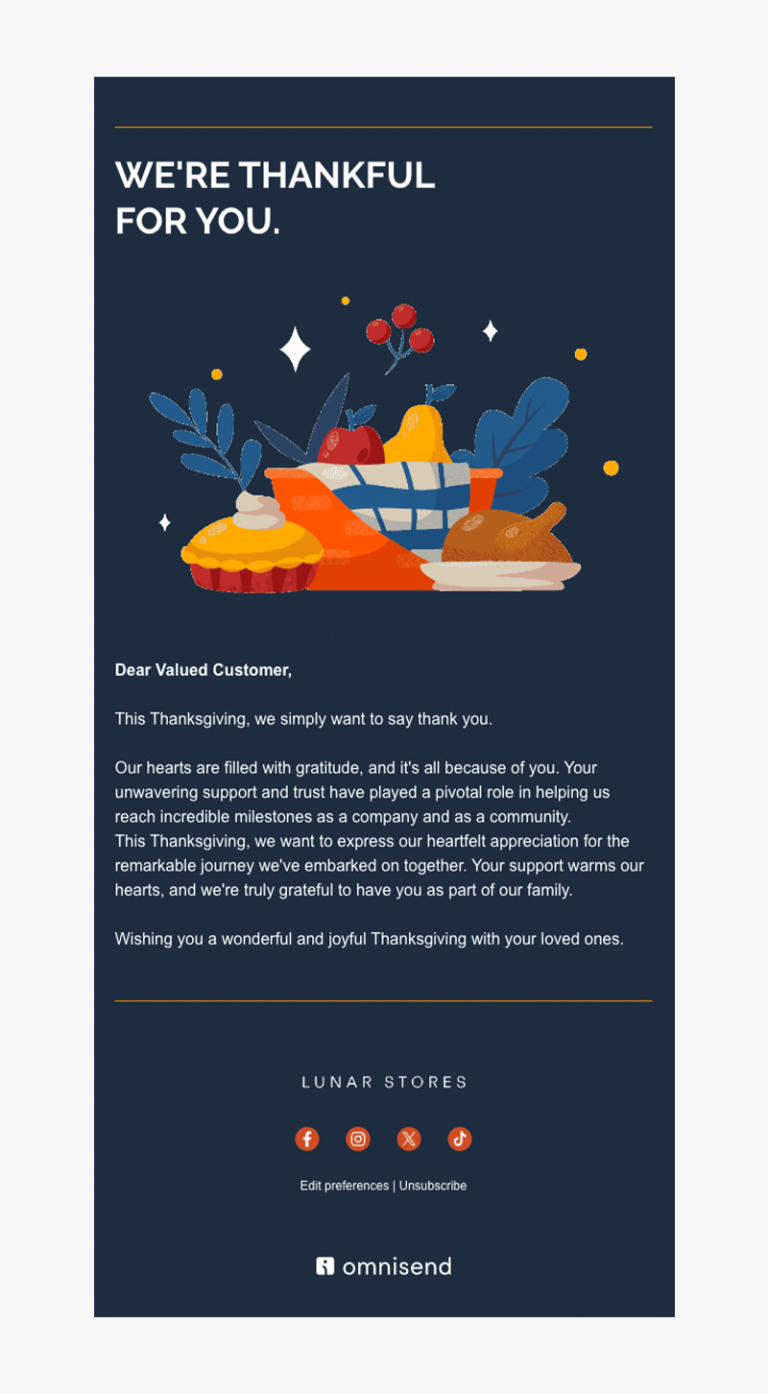 Free and Customizable Thanksgiving Newsletter Templates