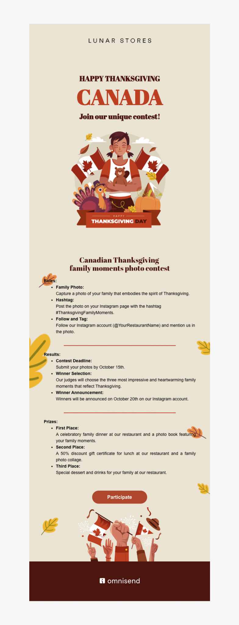 Free and Customizable Thanksgiving Newsletter Templates