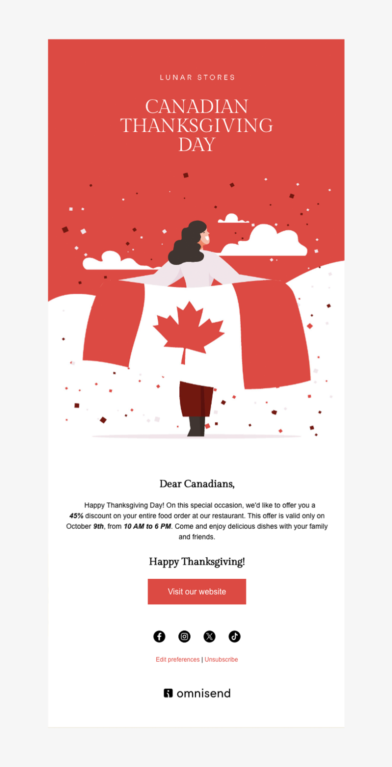 Free and Customizable Thanksgiving Newsletter Templates