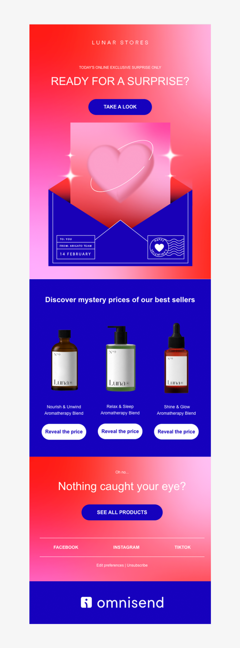 Valentine's Day Email Templates | Omnisend